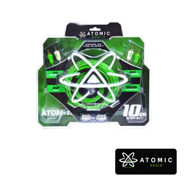 KIT DE CABLES ATOMIC CALIBRE 10 – ATOM-10 - Perfect Car